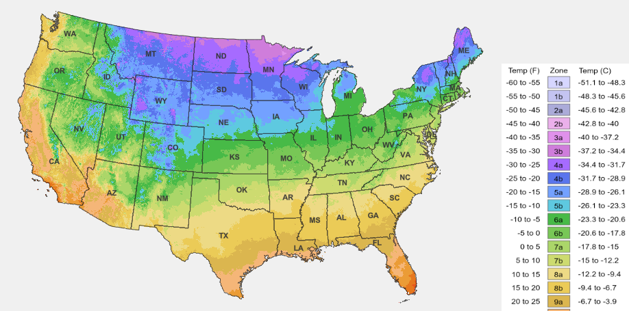 A Change to the USDA Hardiness Zones - Casey Trees