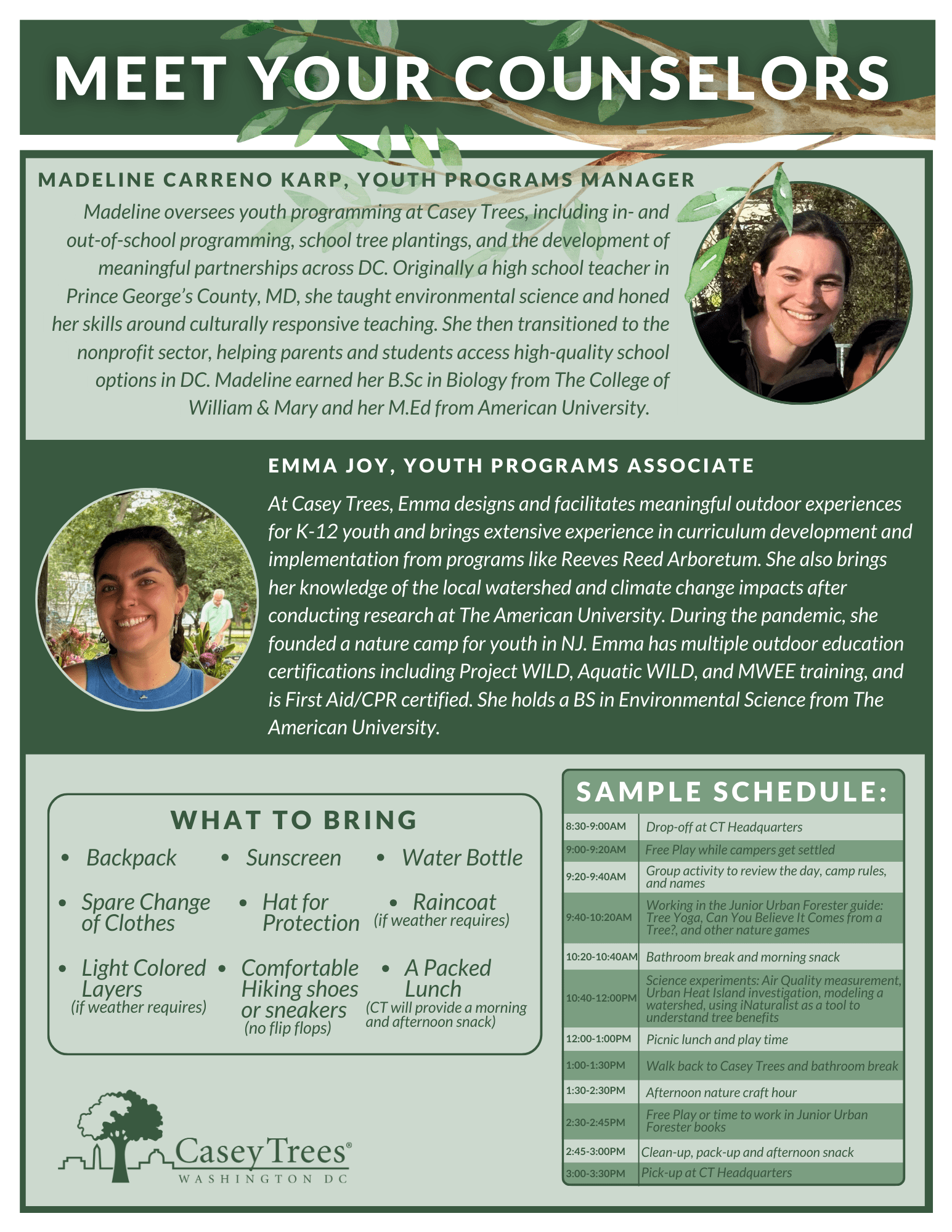 Sign up for a Nature Summer Camp with Casey Trees - Casey Trees