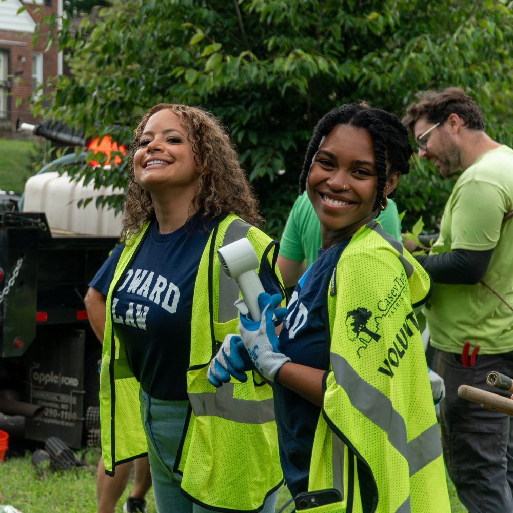 Taking Care of DC's Trees With Howard University Law Students - Casey Trees